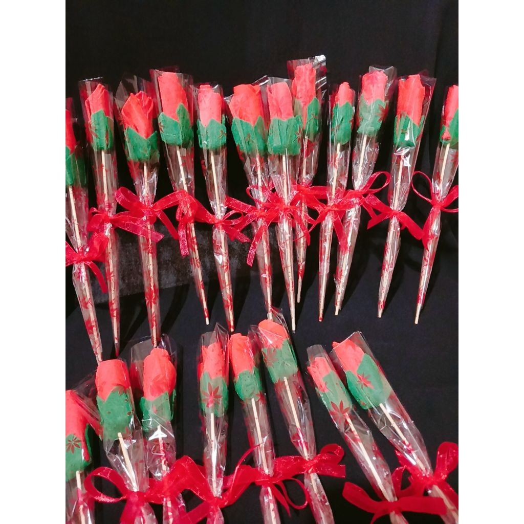 Jual Bunga / Bunga Flanel Satuan Murah / Bunga Coklat / Setangkai Bunga ...