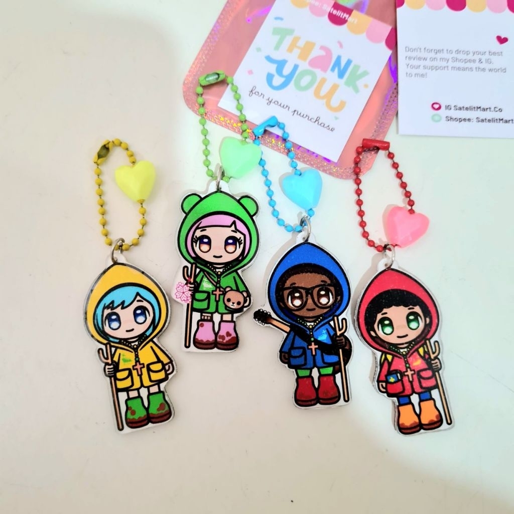Jual SatelitMart - Gantungan Kunci Pin Bros Karakter Luce & Friends ...