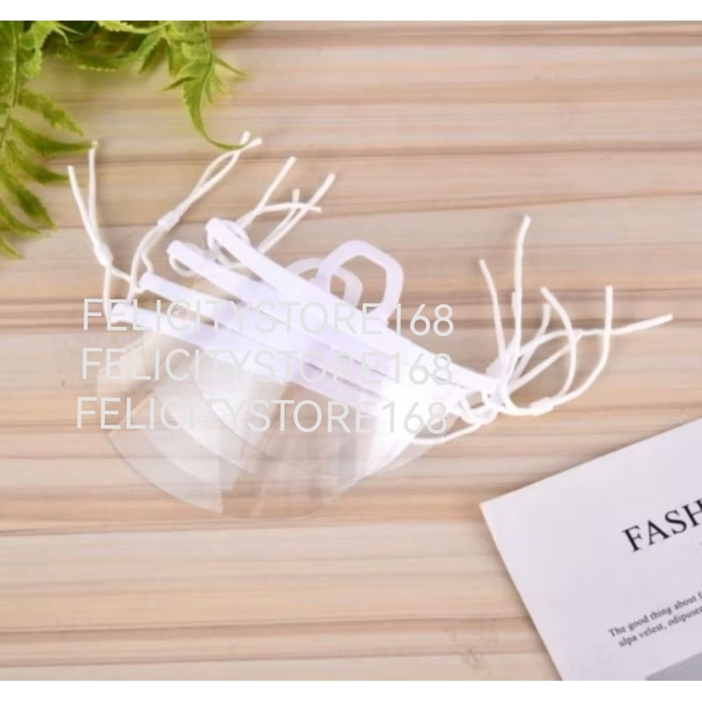 Jual Masker Transparan Plastik Penutup Mulut Restoran MUA Pabrik SPA ...