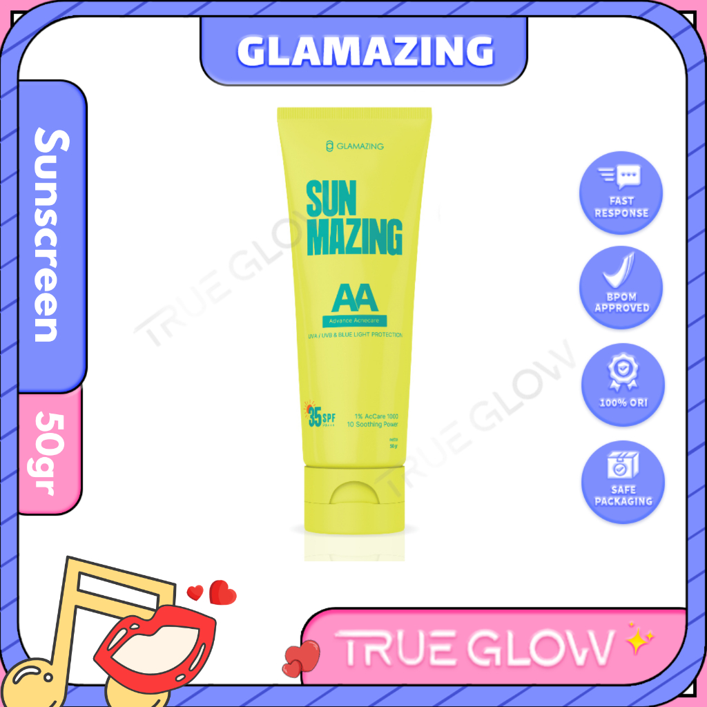 Jual Glamazing Sunmazing Advance Acnecare Sunscreen | Acne Prone Skin ...