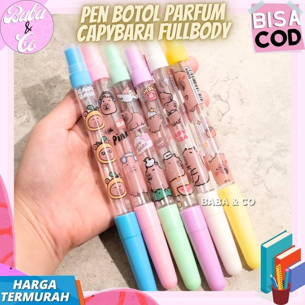 Jual PULPEN BOTOL PARFUM CAPYBARA PEN PARFUM BODY CAPYBARA LUCU UNIK ...