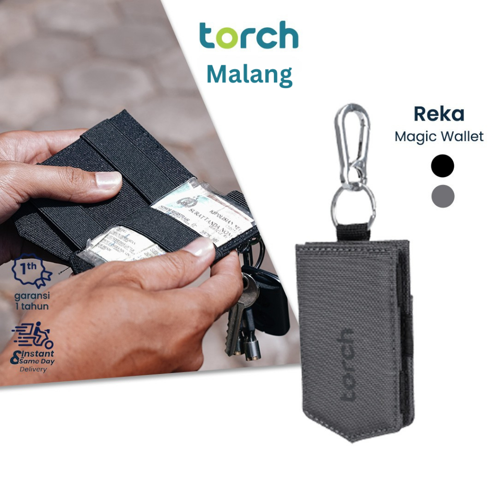 Jual TORCH Reka Magic Wallet Slim Wallet Card Holder Dompet Kartu ...