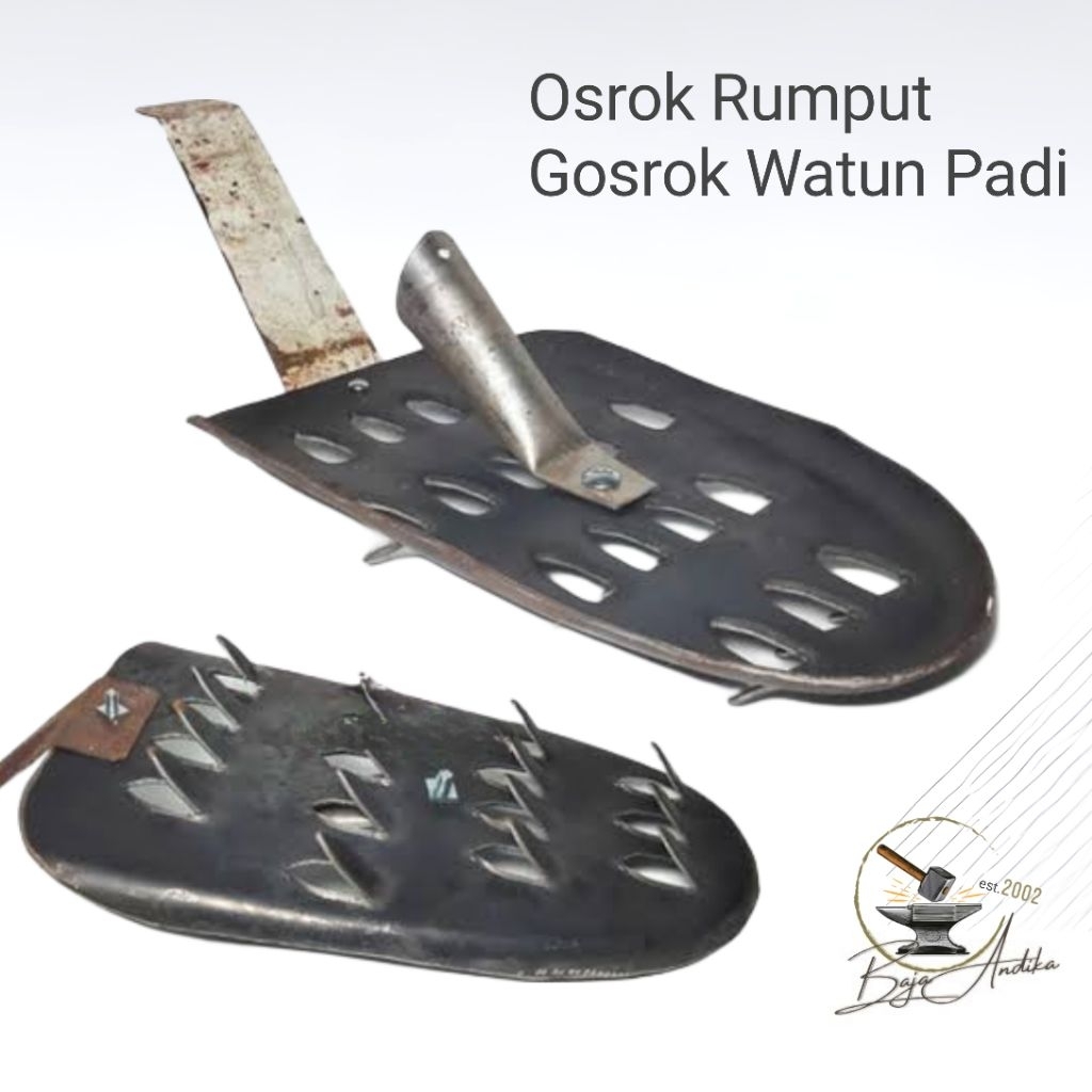 Jual Gosrok Watun Padi Osrok Rumput Sawah Bahan Baja Kuat dan Kokoh ...