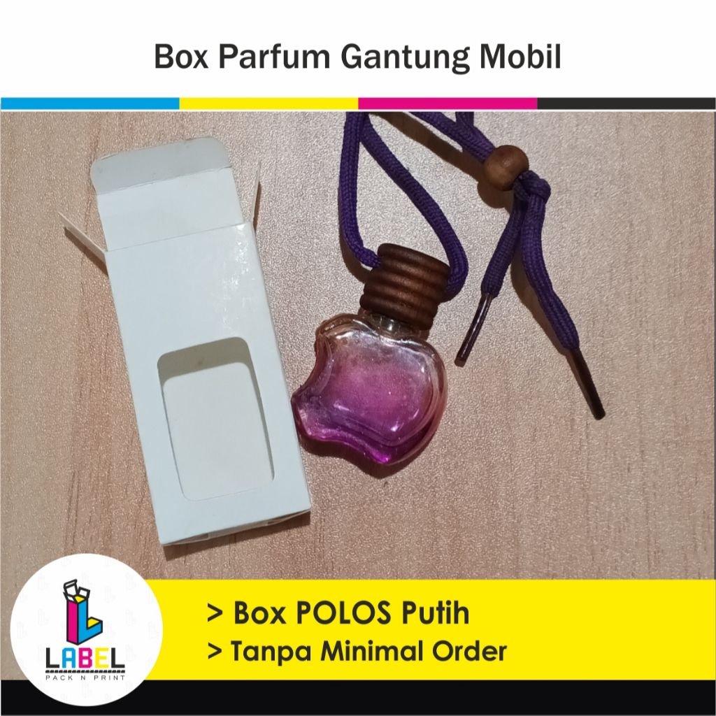 Jual Box Kemasan / Dus Packaging Botol Parfum Gantung Mobil-POLOS ...