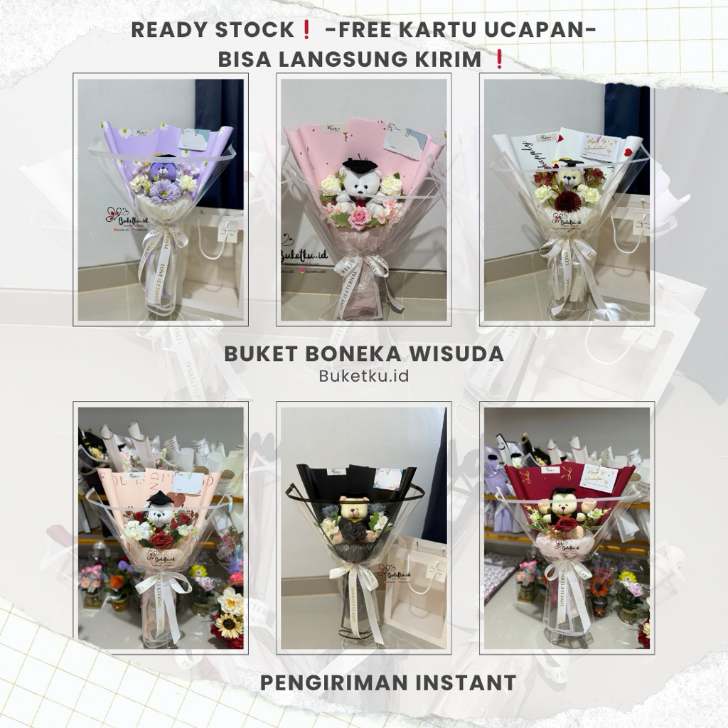 Jual Buketku.id1 [READY STOCK BATAM] Buket Boneka Wisuda | Graduation ...