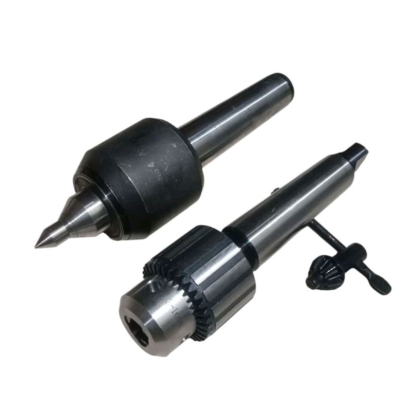 Jual 1paket live center seken japan mt4 dan chuck drill kepala bor 3 ...