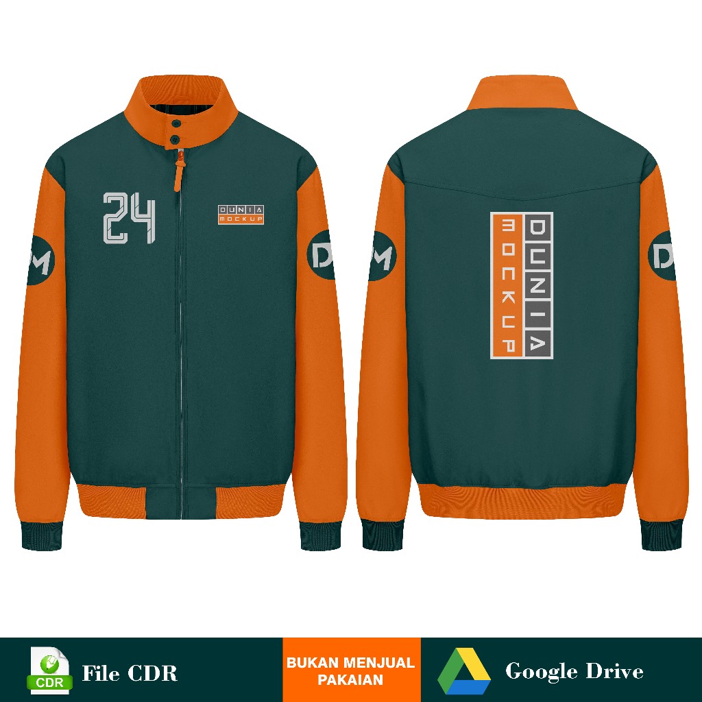 Jual Mockup Jaket Harrington - CDR | Shopee Indonesia