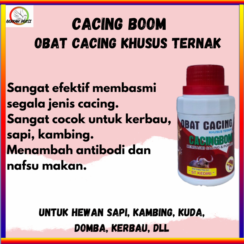 Jual OBAT CACING CAIR UNTUK HEWAN TERNAK CACING BOOM AMPUH MEMBASMI ...