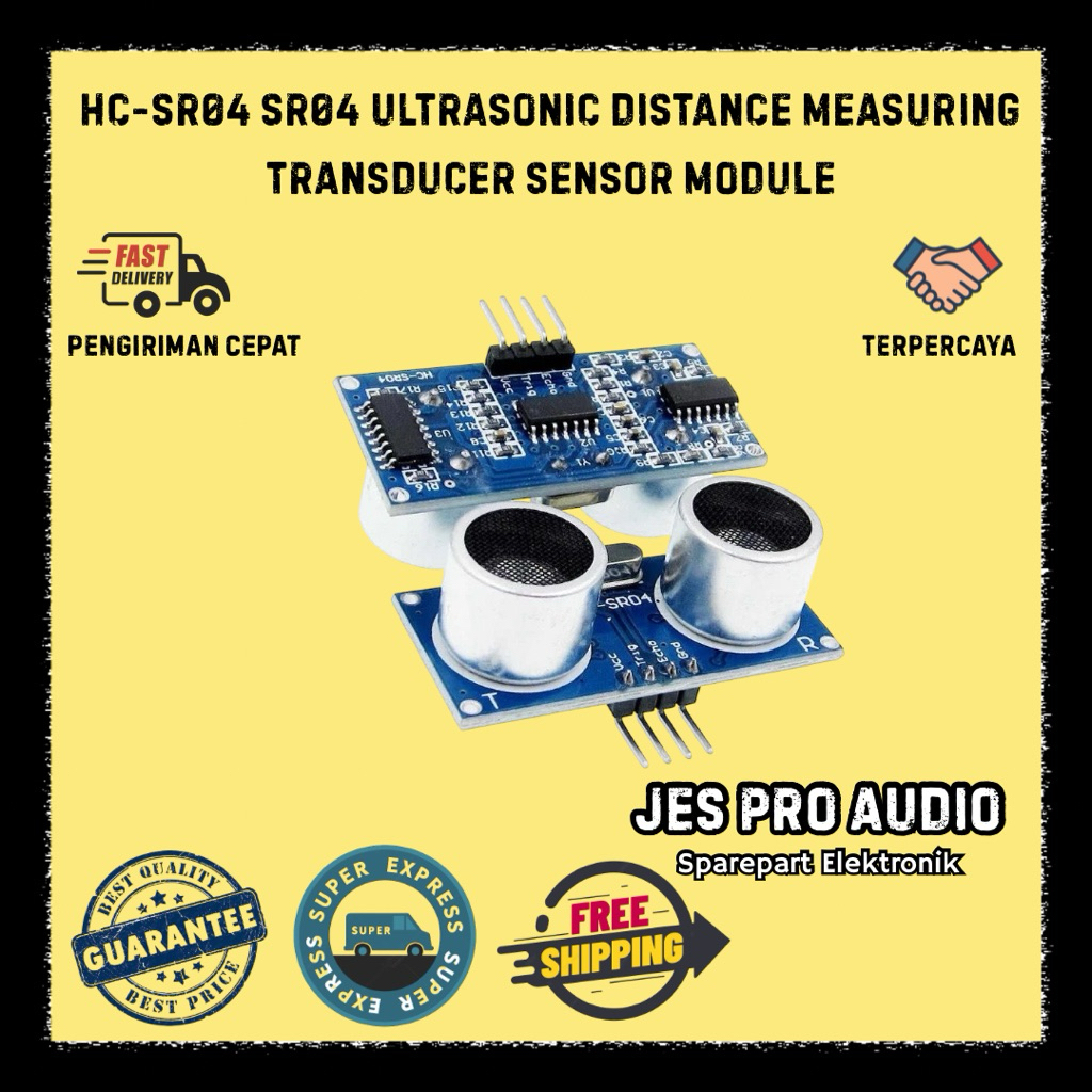 Jual HC-SR04 SR04 ULTRASONIC DISTANCE MEASURING TRANSDUCER SENSOR ...