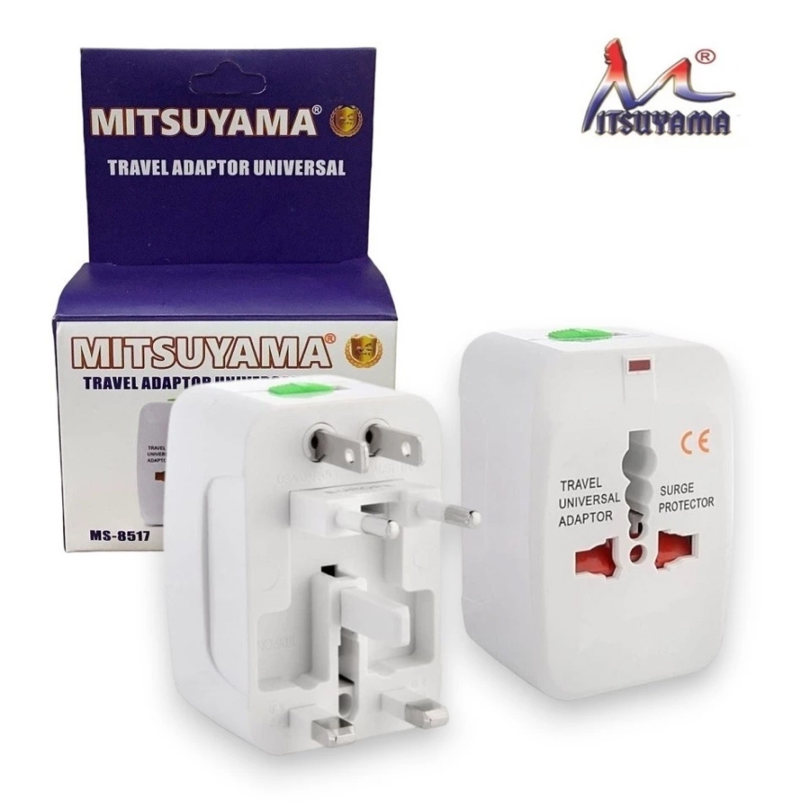 Jual Steker Colokan Listrik Mitsuyama Adaptor Universal Travel MS-8517 ...