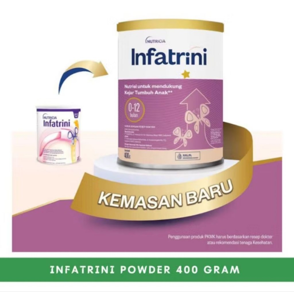 Jual Infatrini Powder 0-12 bulan 400gr - susu formula gangguan ...