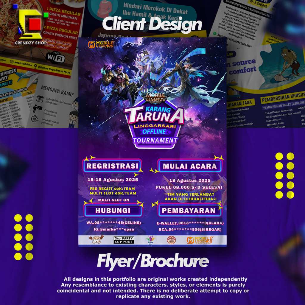 Jual Jasa desain flyer/brosur promosi custom bisa request sesuai ...