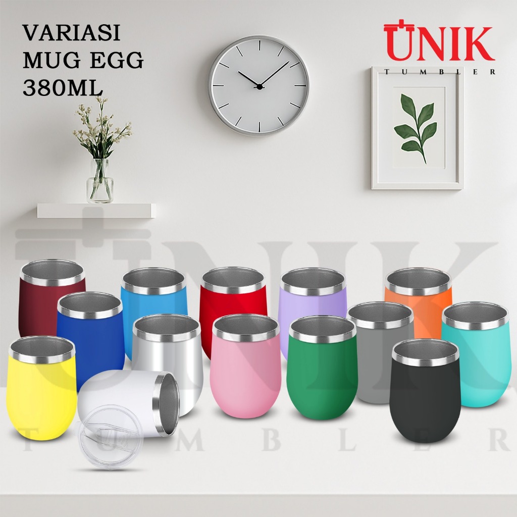 Jual Mug Telur/JIATA mug kopi 350ml bulat stainless Vacuum premium ...