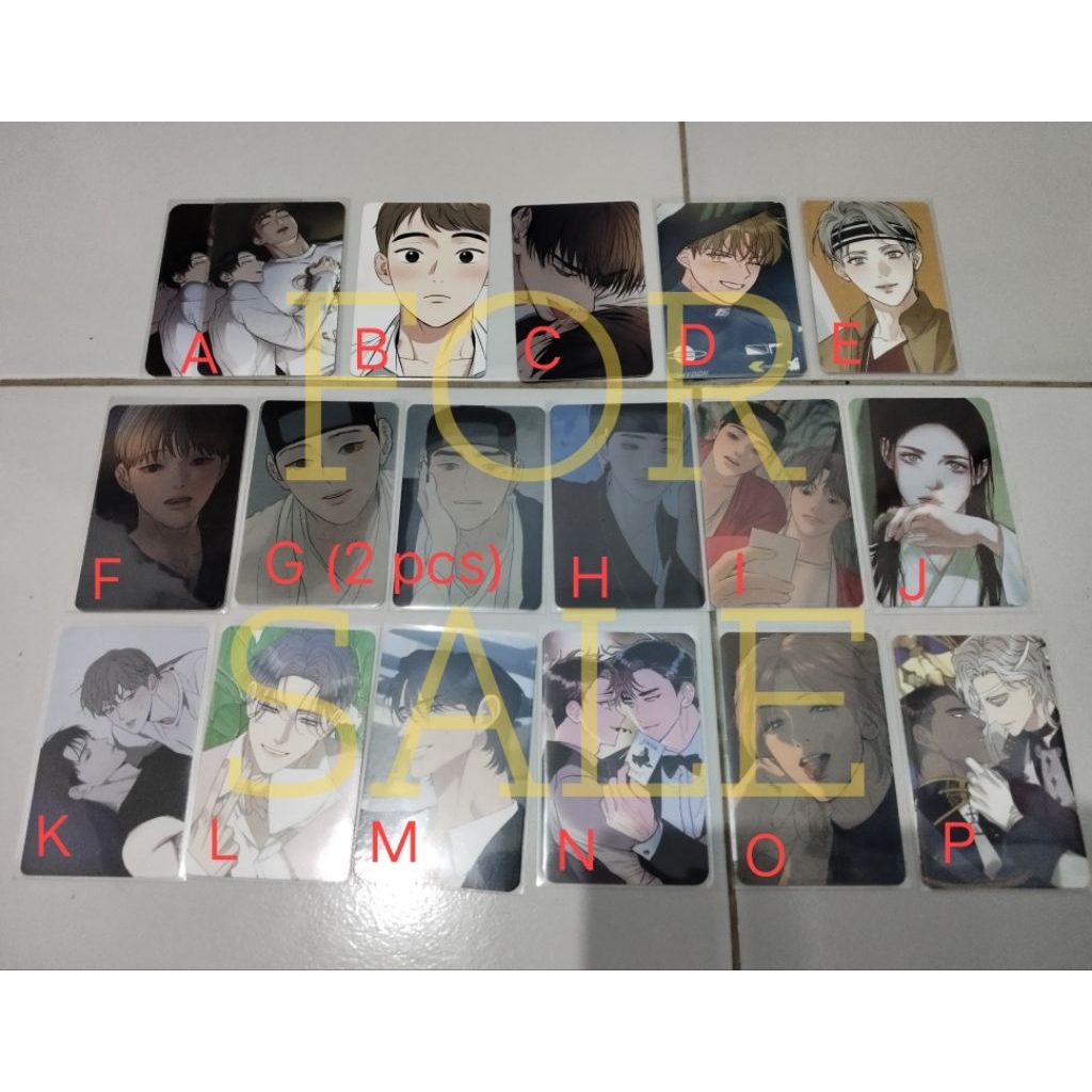 Jual RPC Photocard BL Manhwa BJ Alex Payback Smyrna Mad Place Yaoi ...