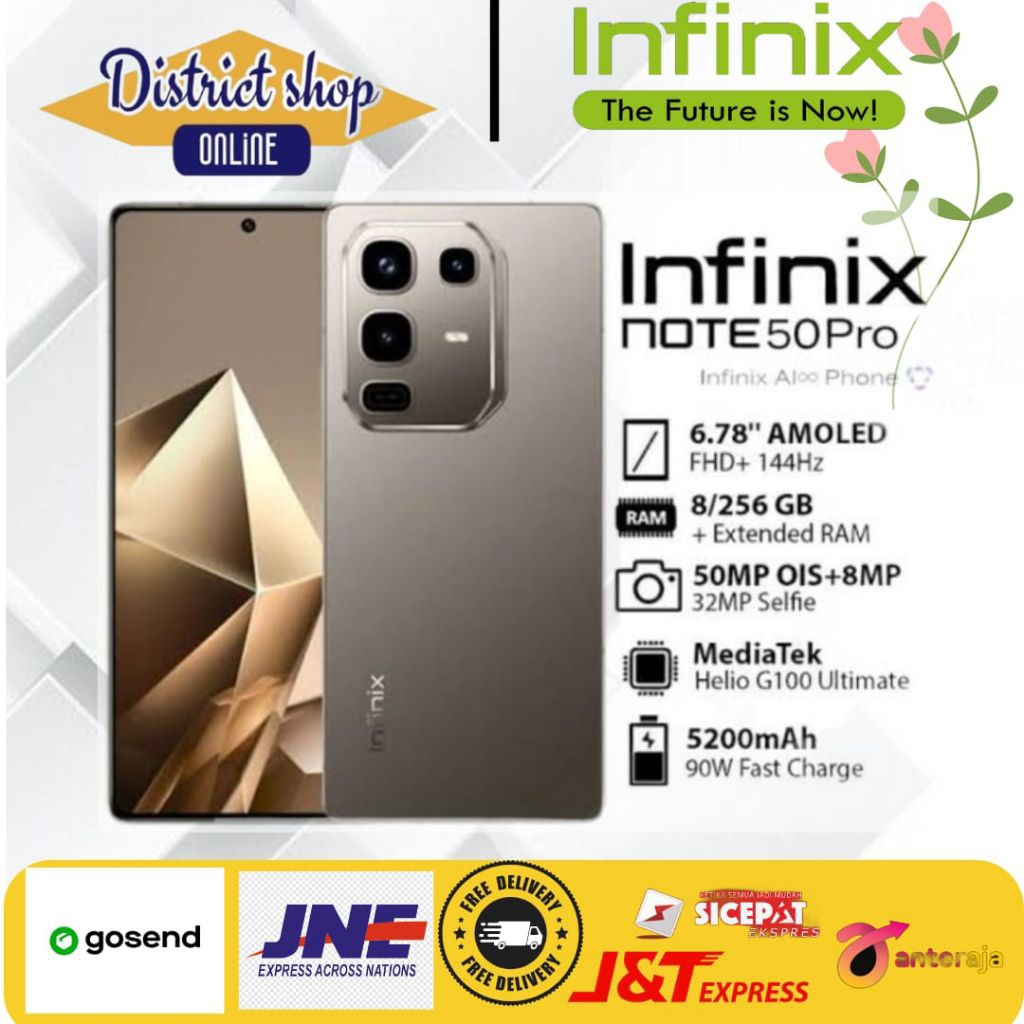Jual Infinix Note 50 Pro Ram 8/256Gb Bergaransi Resmi | Shopee Indonesia