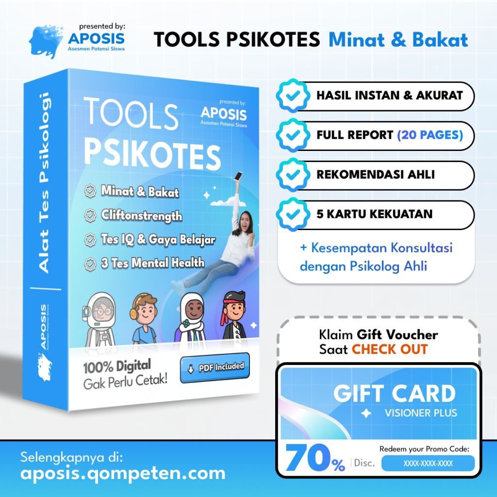 Jual APOSIS - Alat Tes IQ Psikotes Minat Bakat Karier Jurusan ...