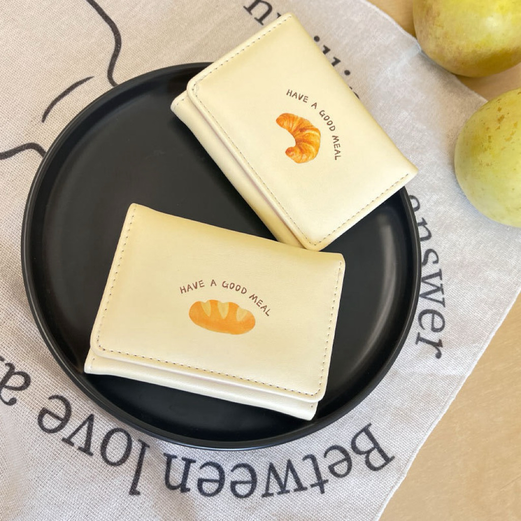 Jual Croissant Wallet Dompet Lipat Wanita Cewe Lucu Aesthetic Korea ...