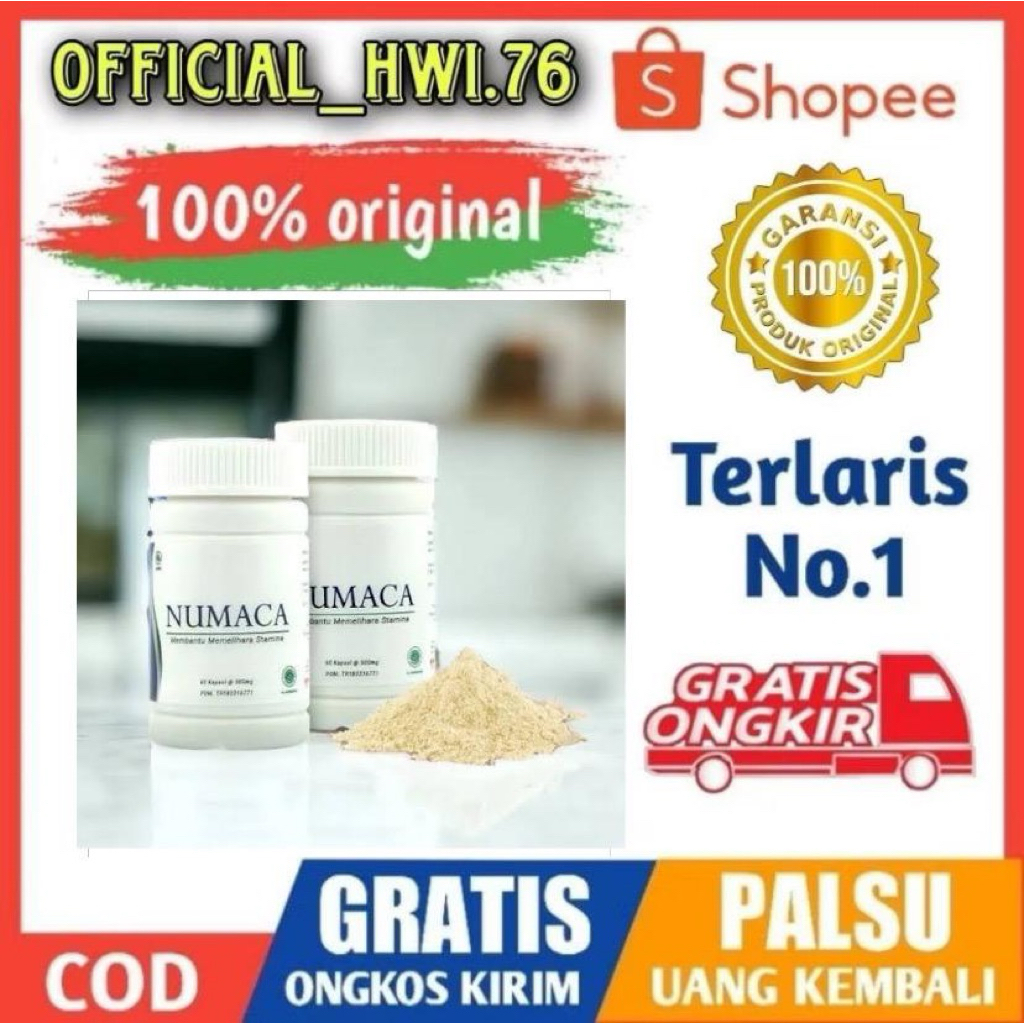 Jual NUMACA ASLI ORIGINAL 100% HWI ISI 60 KAPSUL | Shopee Indonesia