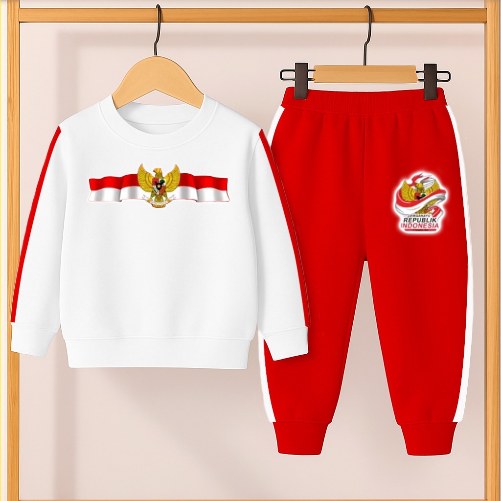 Jual Setelan Merah Putih Anak 6Thn Umur 11 12 Tahun Perempuan One Set 17 Agustus Usia 1-14Tahun ...