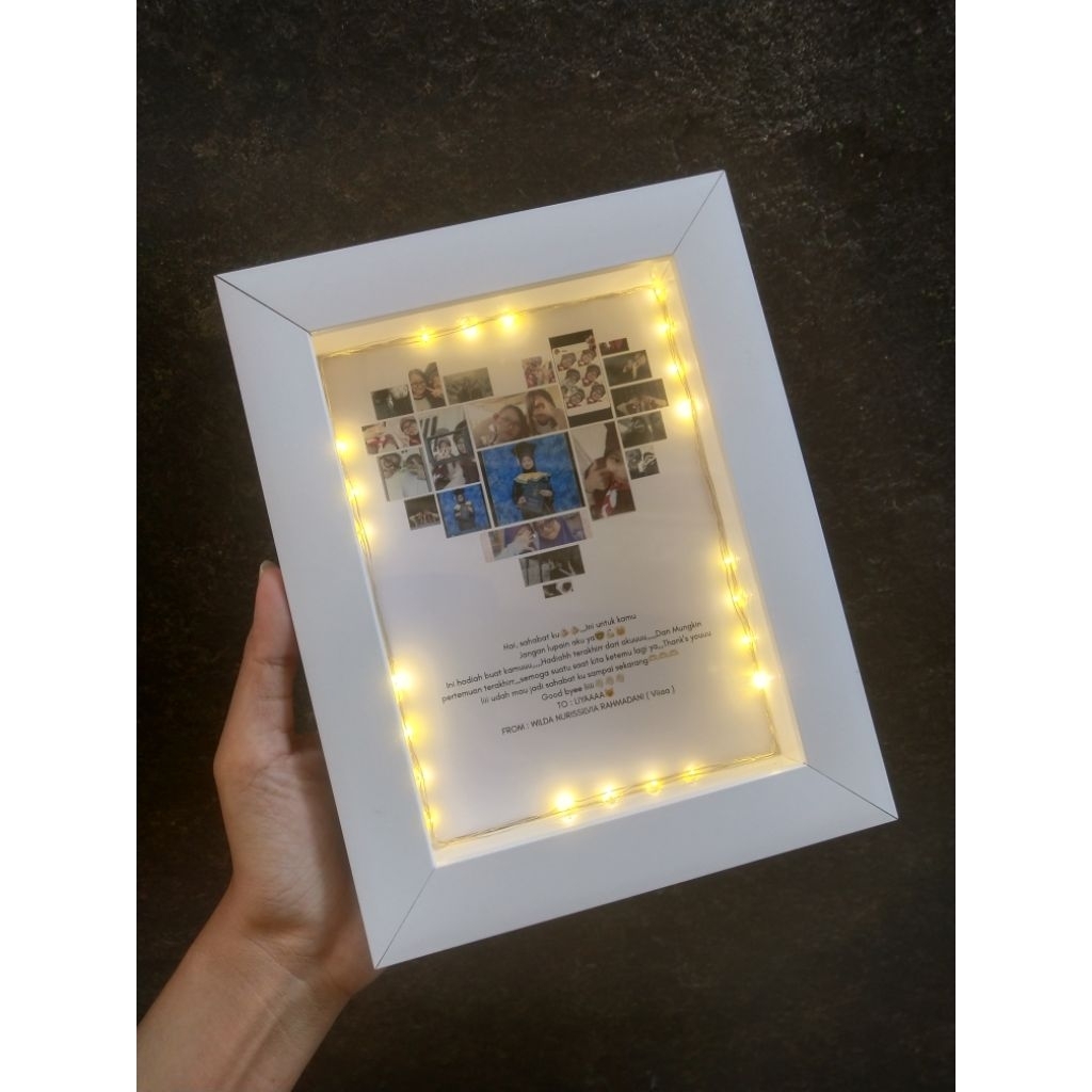 Jual FRAME FOTO MOZAIK LOVE 2 DIMENSI & 3 DIMENSI / KADO HARI GURU ...