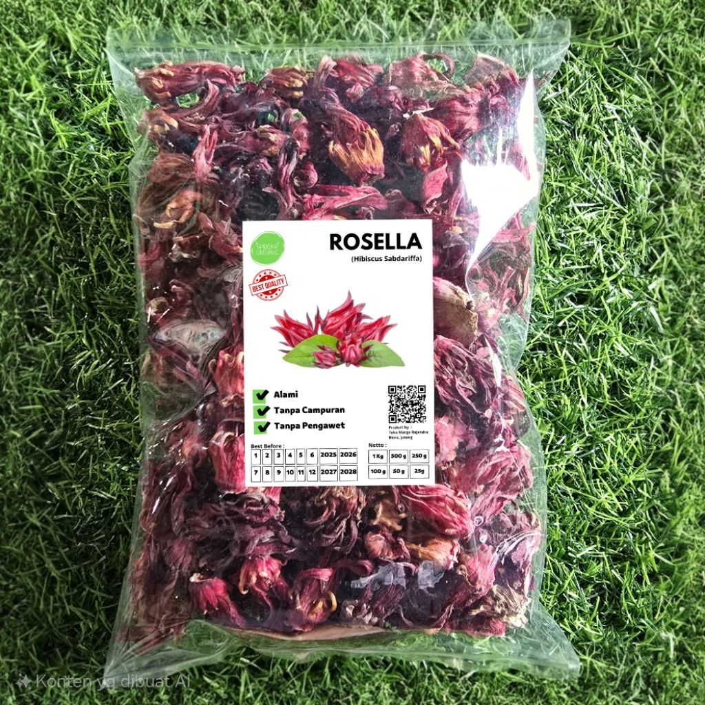 Jual Rosela Kering 100gram PROMO Teh Rosella Organik | Shopee Indonesia