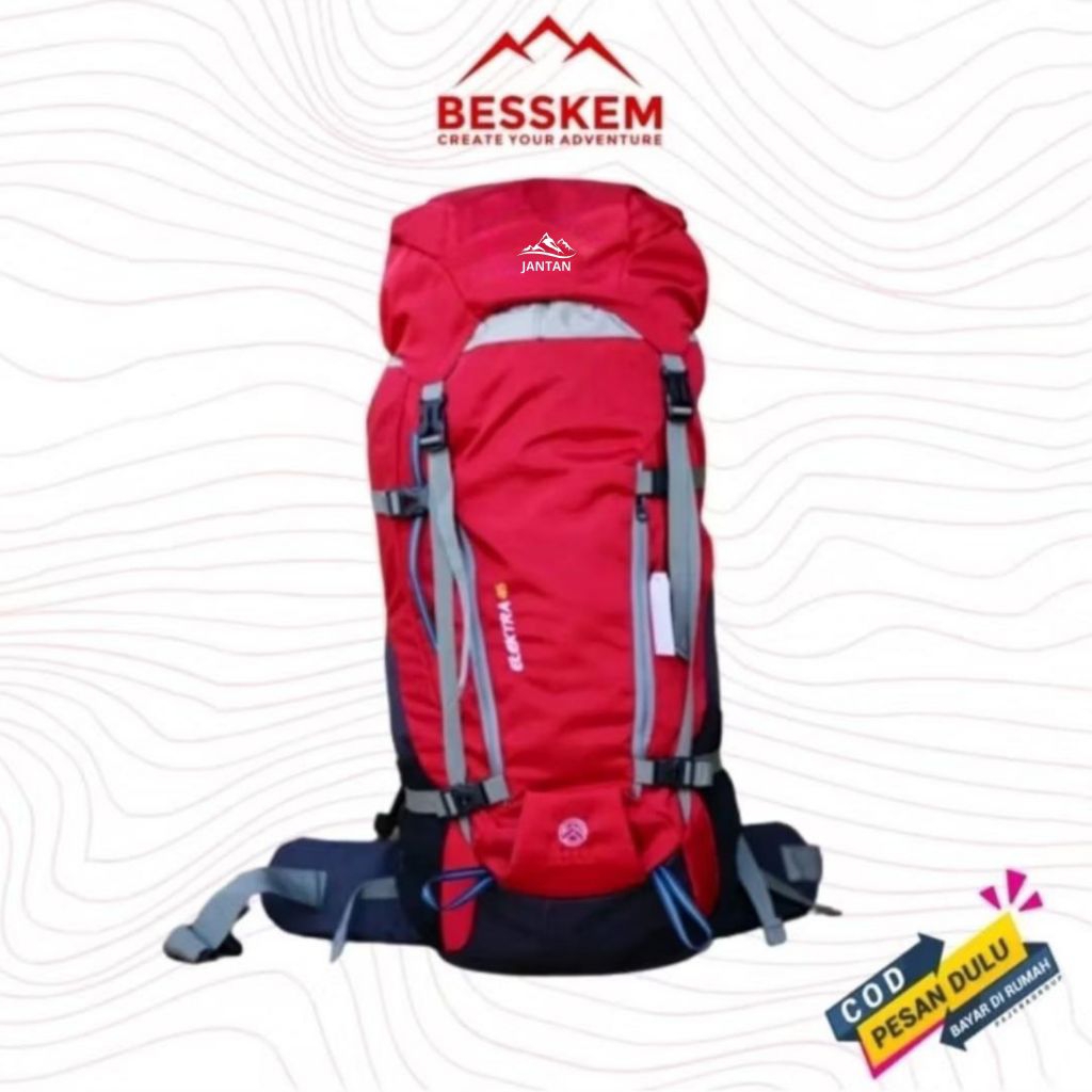 Jual Tas Ransel Gunung Electra 45+5 Liter - Tas Keril Busa Tebal - Tas ...
