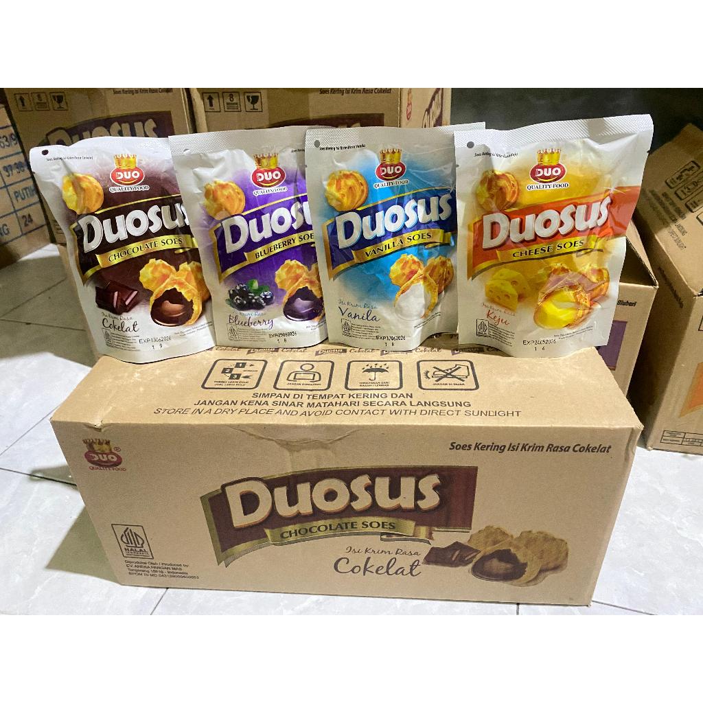 Jual DUOSUS KUE SOES KERING ISI KRIM 30gr | Shopee Indonesia