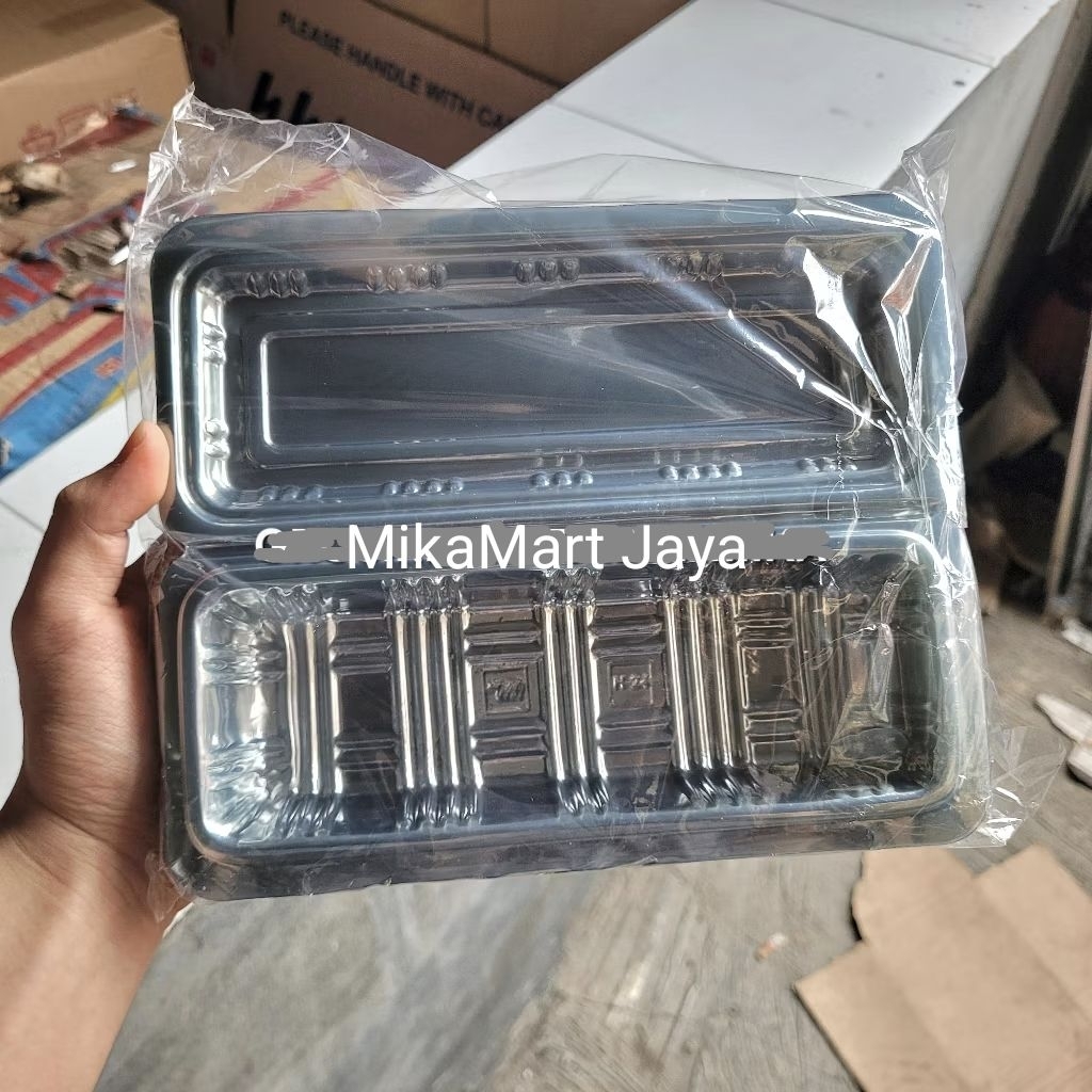Jual [ 1 pack isi 50 Pcs ] Mika Sosis Besar Bening H24 / Tray Sosis ...