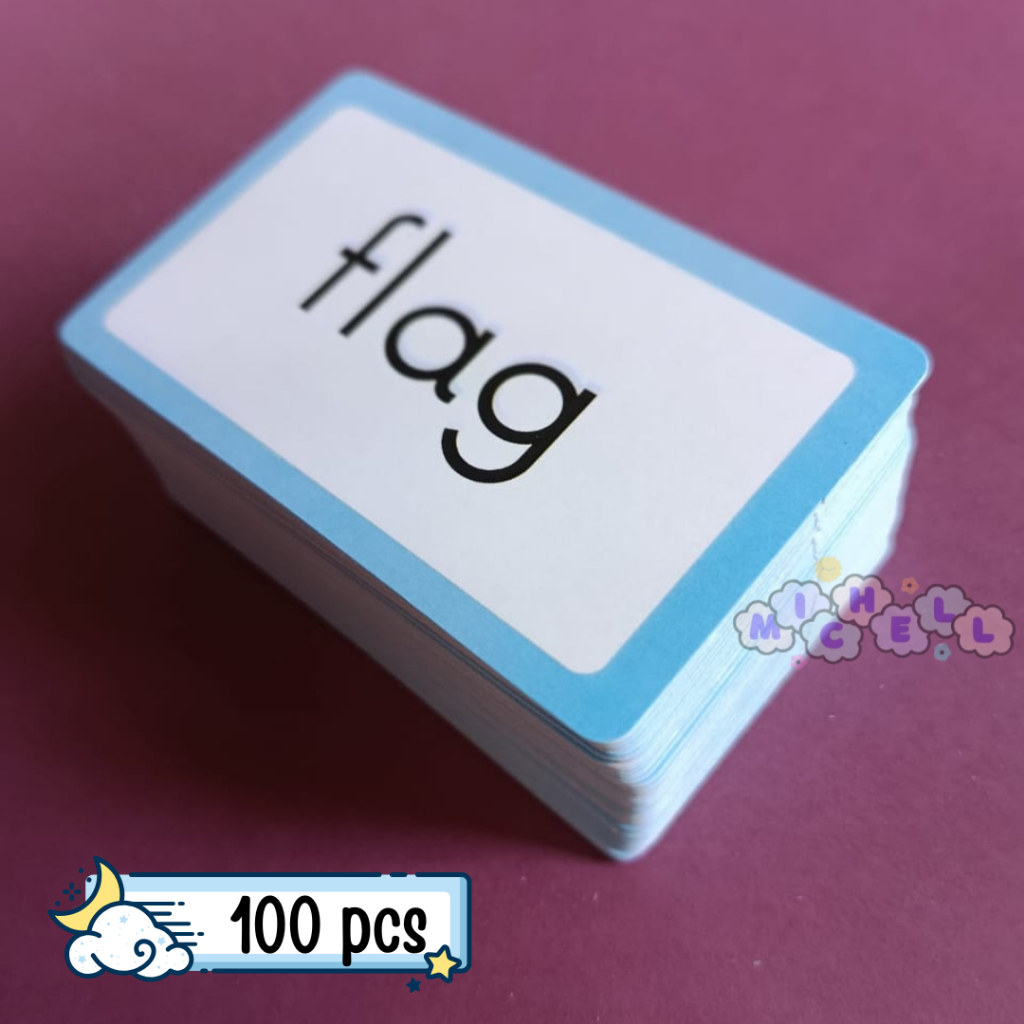 Jual Flash Card Blue Series Montessori 100pcs - Kartu Cepat Lancar ...