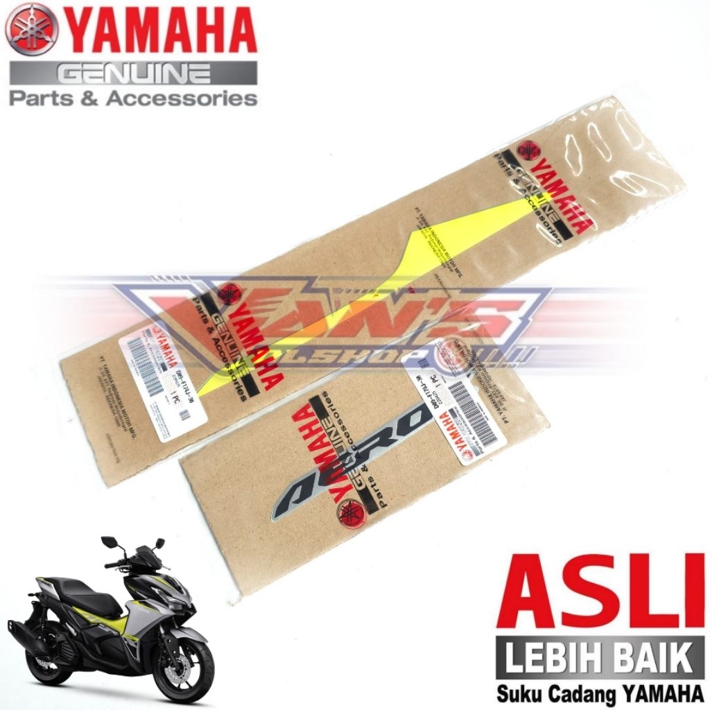 Jual Grafik Body Belakang New Aerox 155 Alpha 2025 Standar Cyber City Dan Turbo Original Yamaha ...