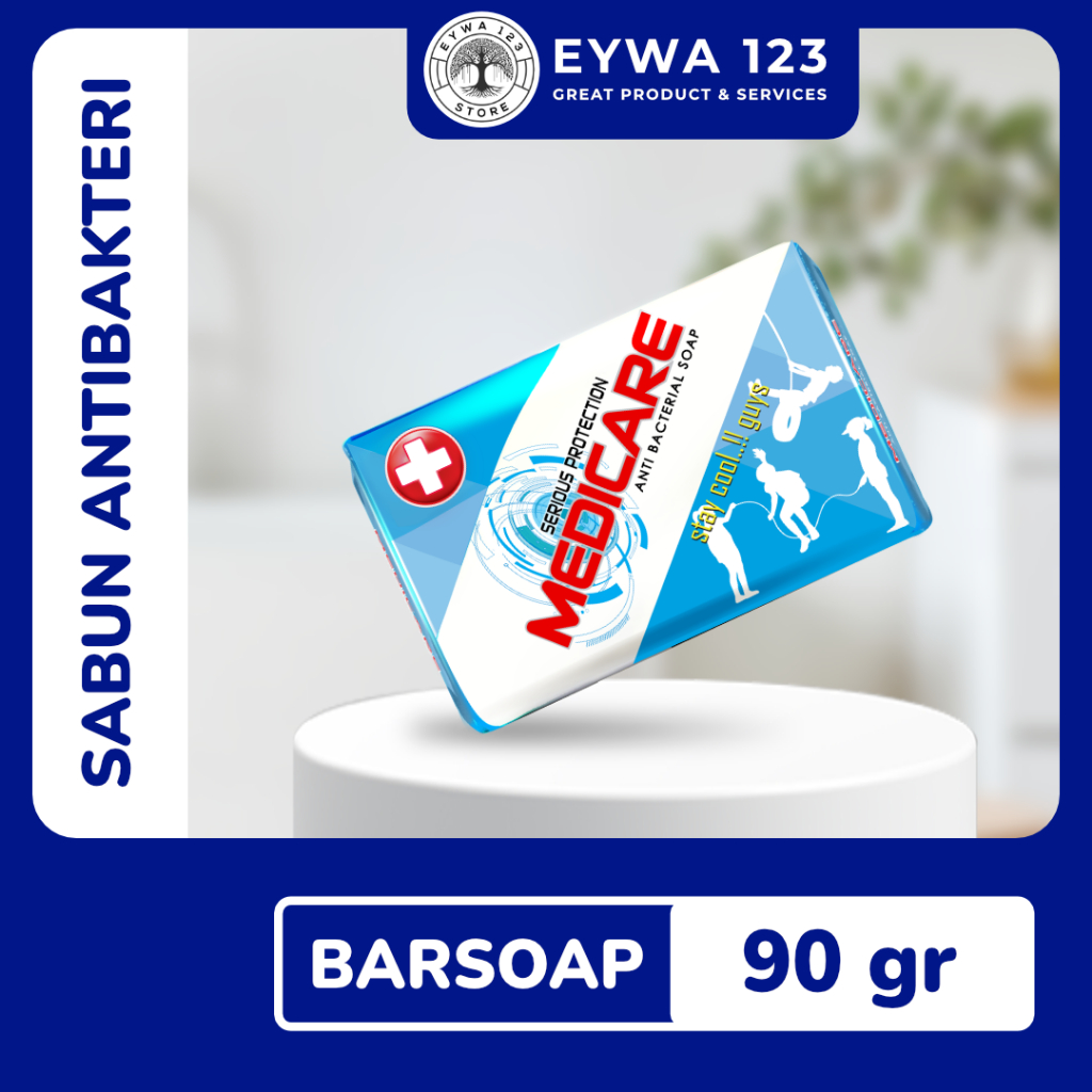 Jual MEDICARE Sabun Antibakteri Light Blue 90g | Shopee Indonesia