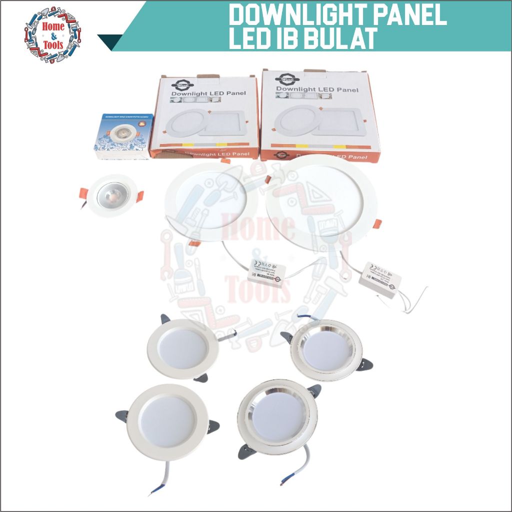 Jual DOWNLIGHT PANEL LED IB BULAT 3 WARNA/ DOWNLIGHT PANEL LED IB BULAT ...