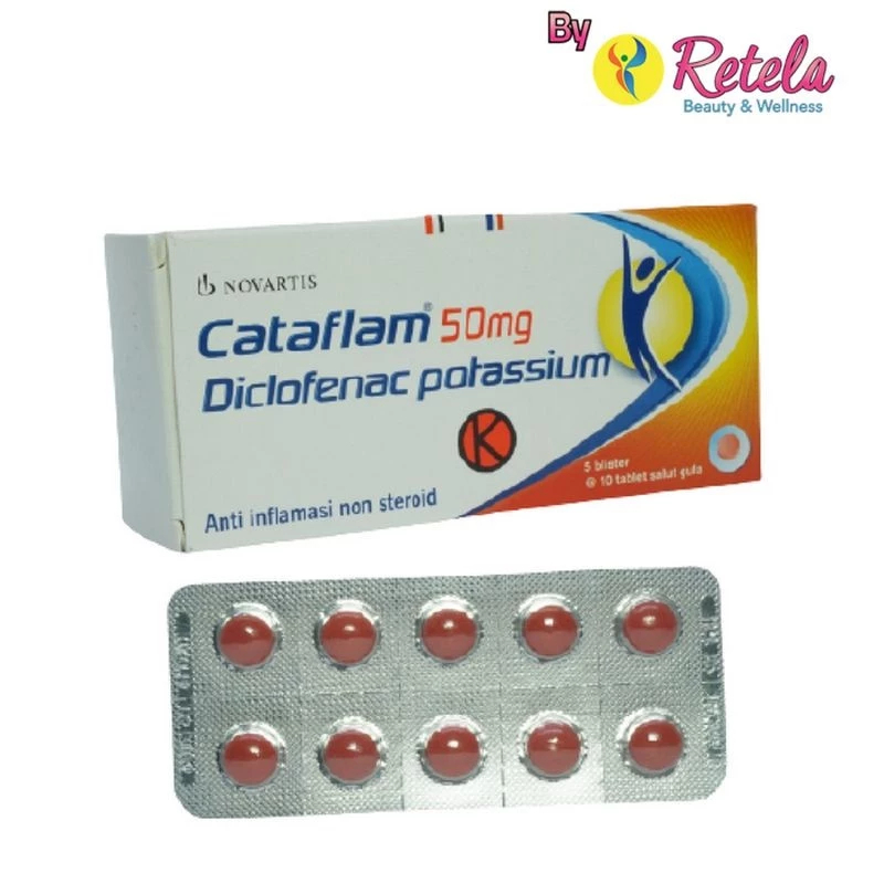 Jual CATAFLAM 50MG 1 BOX ISI 50 TABLET | Shopee Indonesia