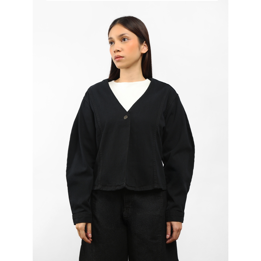 Jual THENBLANK | Outline Barrel Top Baju Atasan Wanita Kekinian | Shopee Indonesia