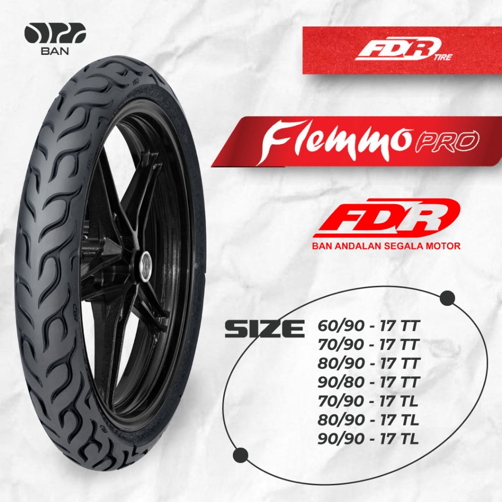 Jual FDR Flemmo Pro Ring 17 – Ban Motor Bebek TT/TL (Tubetype ...