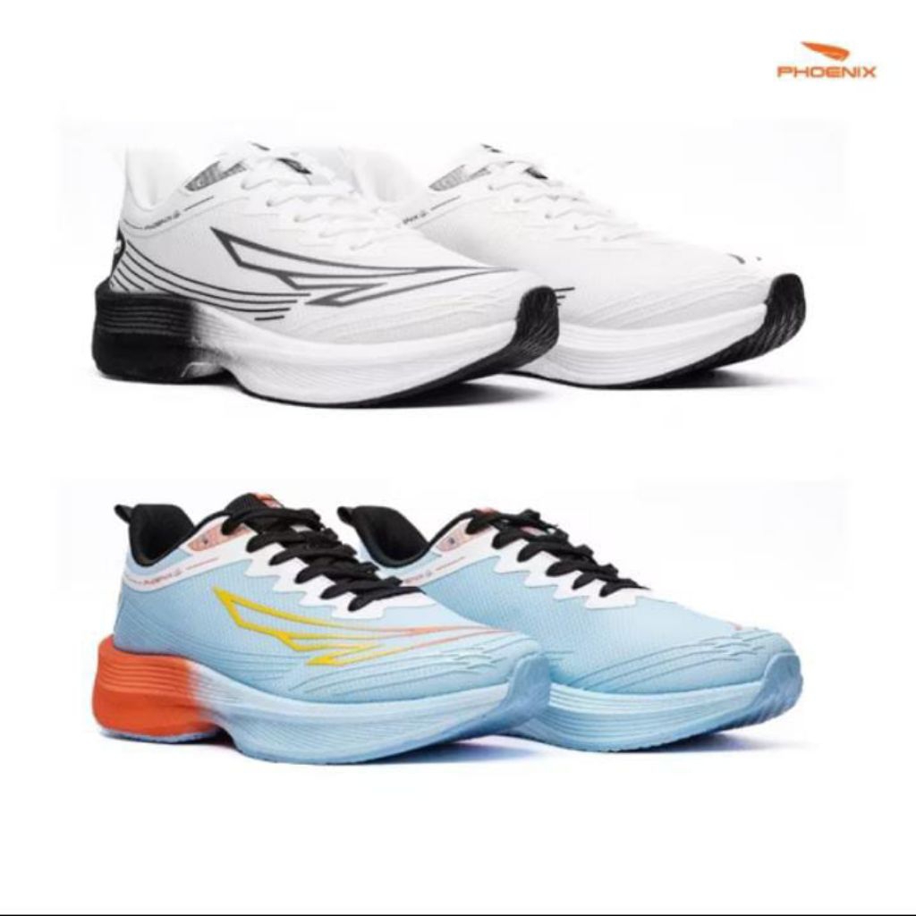 Jual PHOENIX Sepatu Lari Running Terbaru ELZIO - Biru/Putih Original ...