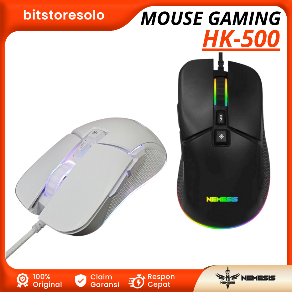 Jual MOUSE GAMING GAME NYK NEMESIS HK-500 WIRED CONNECTION MACRO ...