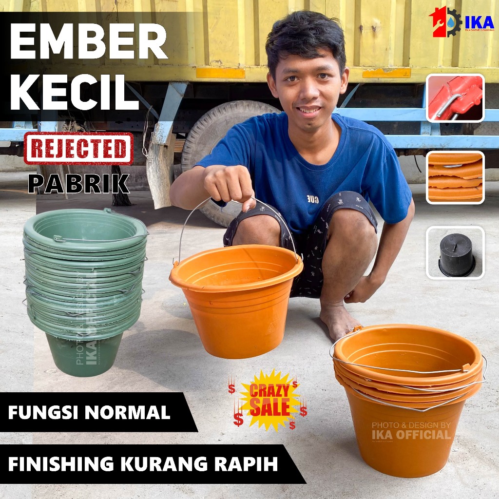Jual TERMURAH ! Ember cor hijau / ember murah / ember cupang (BARANG ...