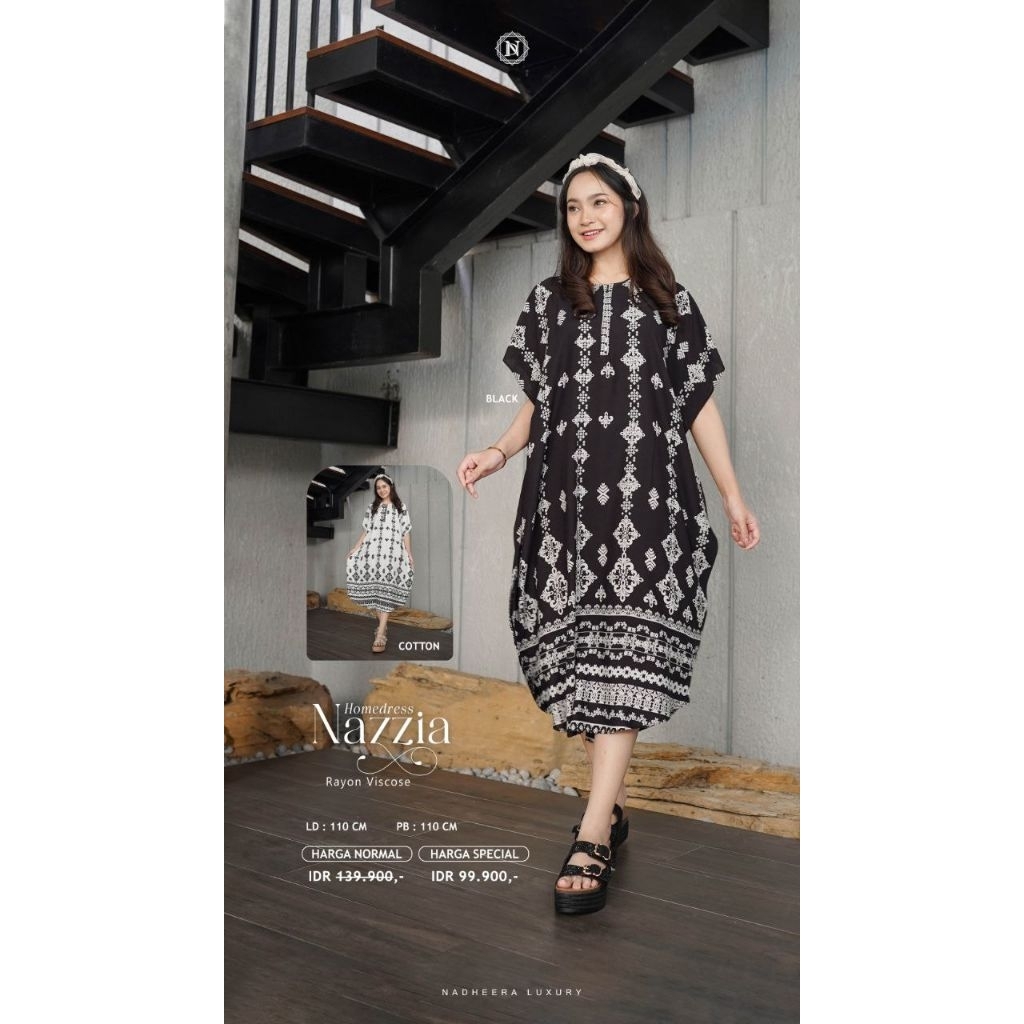 Jual TERBARU NAZZIA dan GISSA HOME DRESS ORI NADHEERA LUXURY | Shopee ...