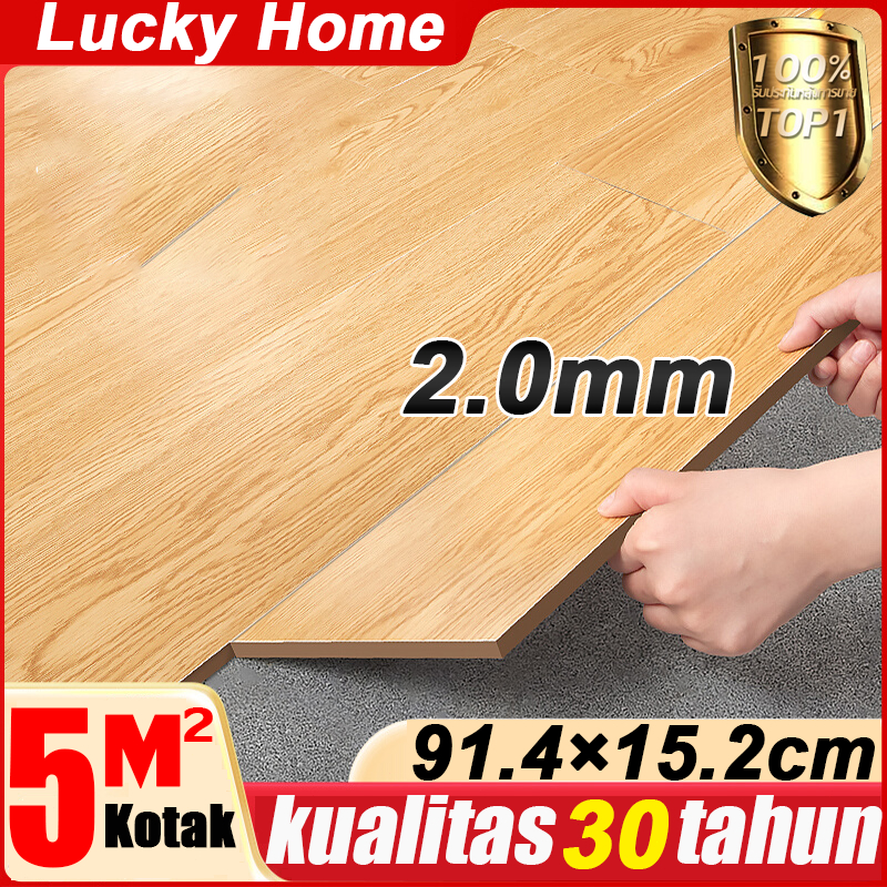 Jual Kualitas 30tahun Lantai Vinyl Sticker 36 Pcs 91.4cmX15.2cm 2.0mm ...