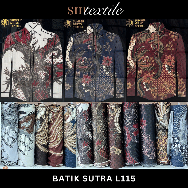 Jual Kain Batik Meteran Bahan Sutra Embos Premium | Batik Premium ...
