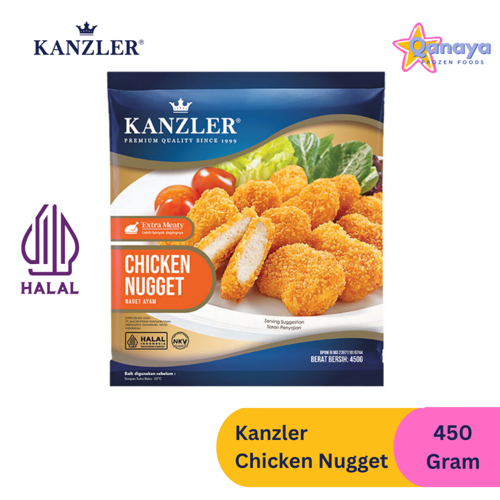 Jual Kanzler Chicken Nugget (450 Gram) Nugget Premium dengan Daging ...