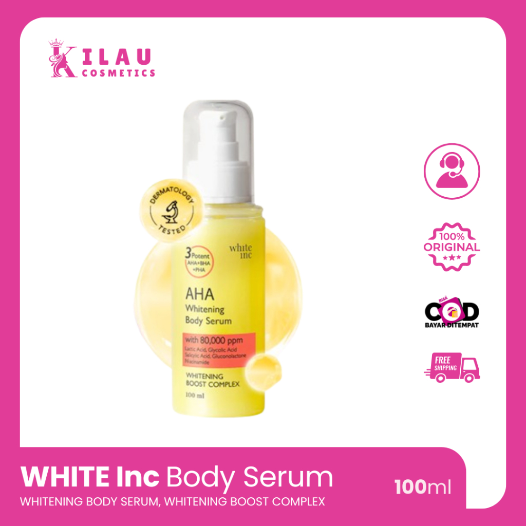 Jual White Inc AHA Body Serum to Whitening & Moisturising | Hand Body ...