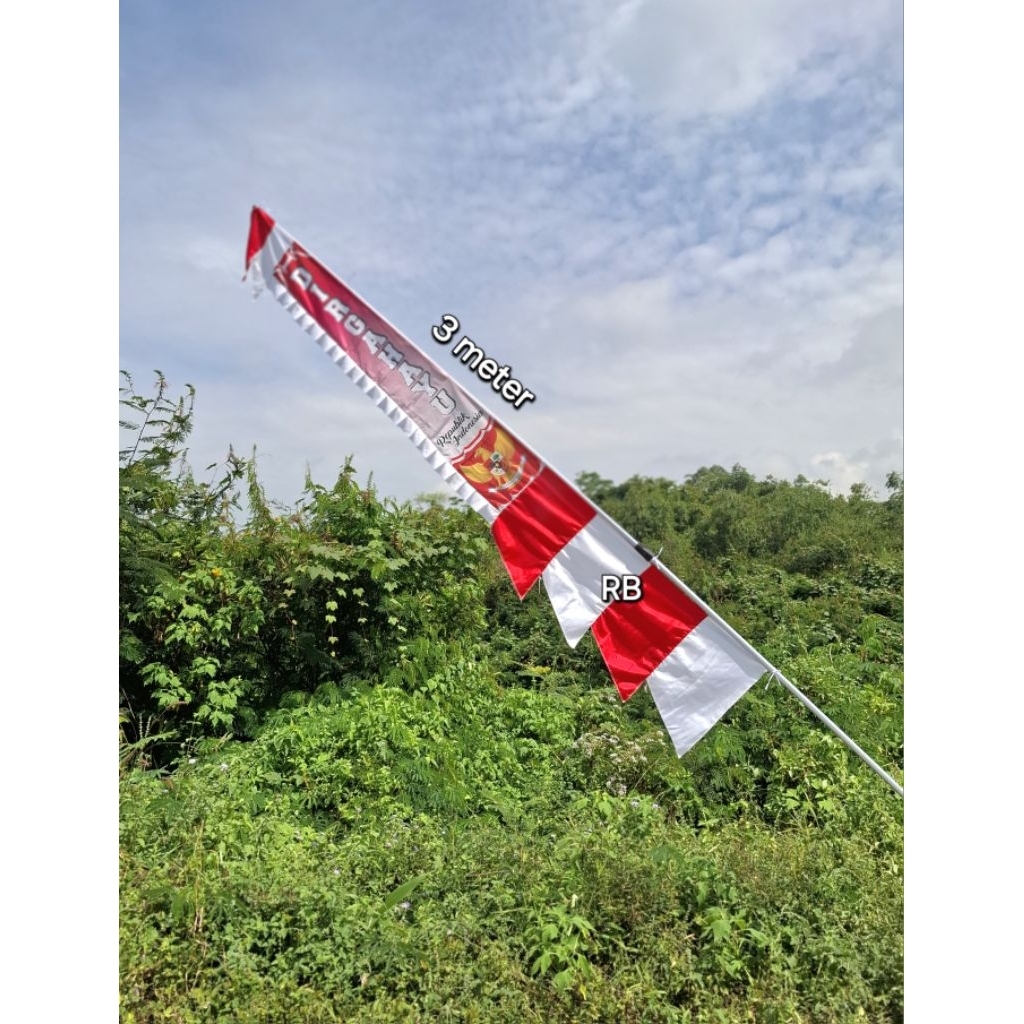 Jual BENDERA MERAH PUTIH BANDIR DIRGAHAYU GARUDA/BENDEA BANDIR DIRGAHYU ...
