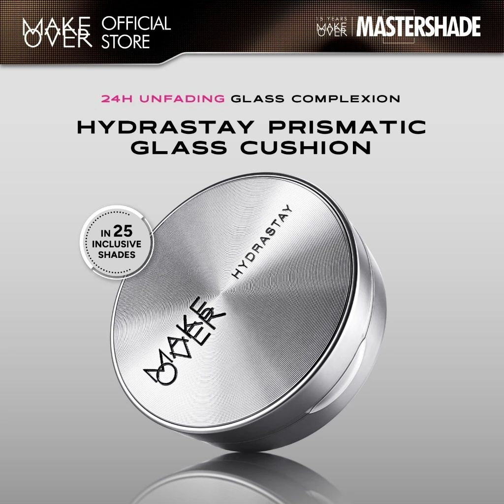 Jual Make Over Hydrastay Prismatic Glass Cushion 24H Strong Wear | Cushion Tahan Lama Full ...