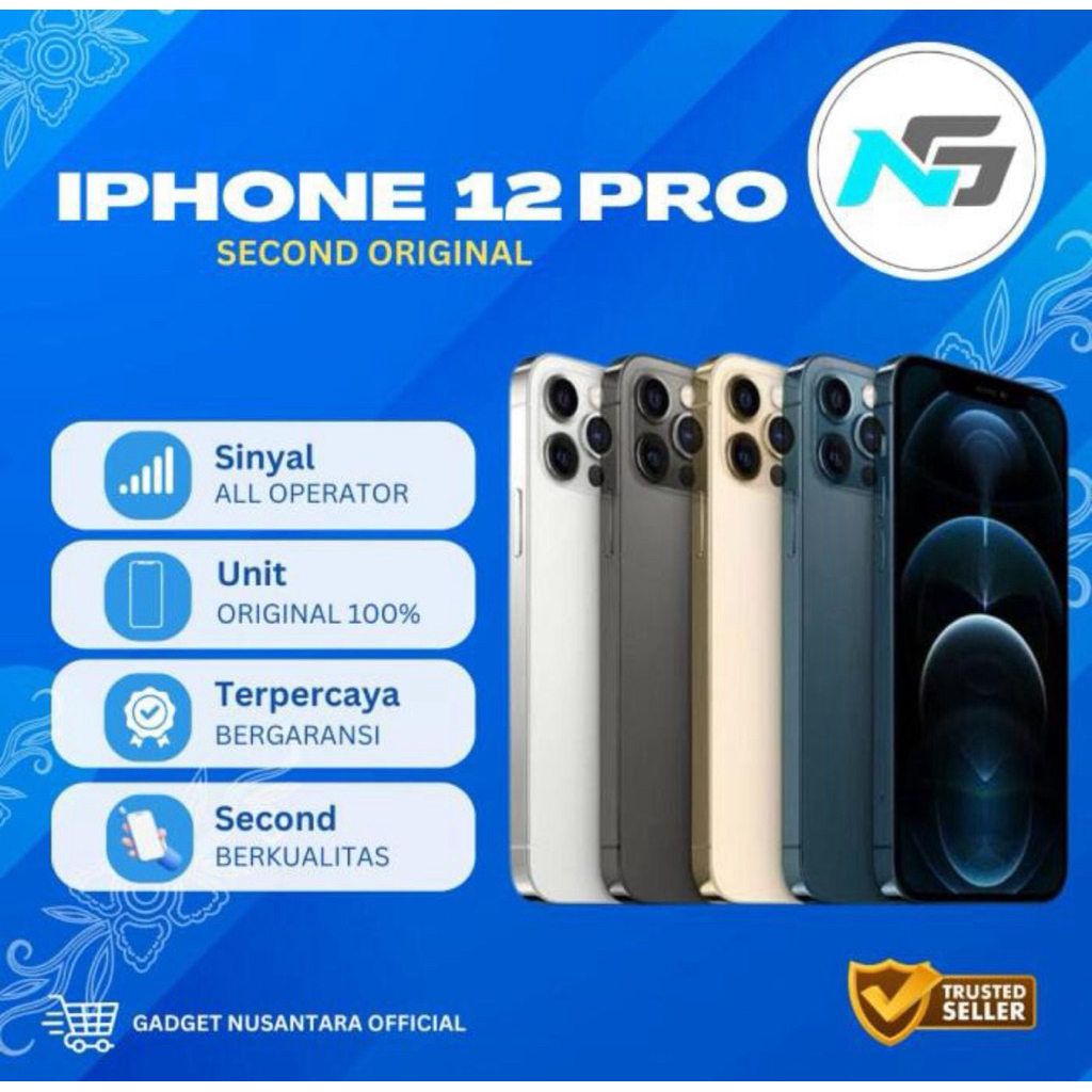 Jual IPhone 12 Pro Second Original Fullset | Shopee Indonesia