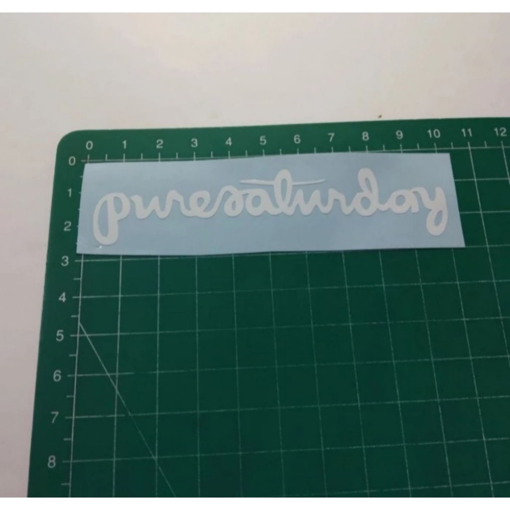 Jual stiker cutting pure saturday | Shopee Indonesia
