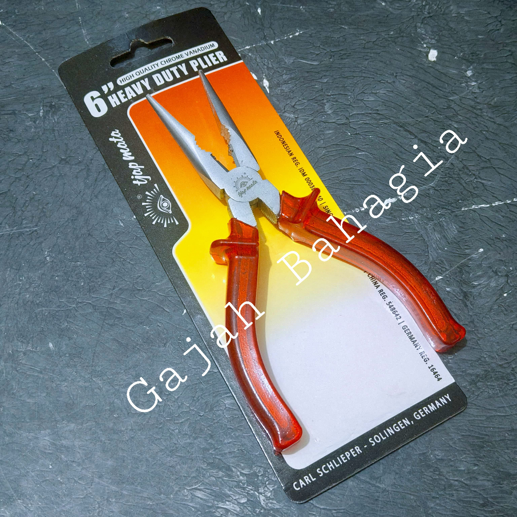 Jual Tang lancip 6 inch Tang runcing 6" heavy duty Tjap Mata Per dan Gigi | Shopee Indonesia