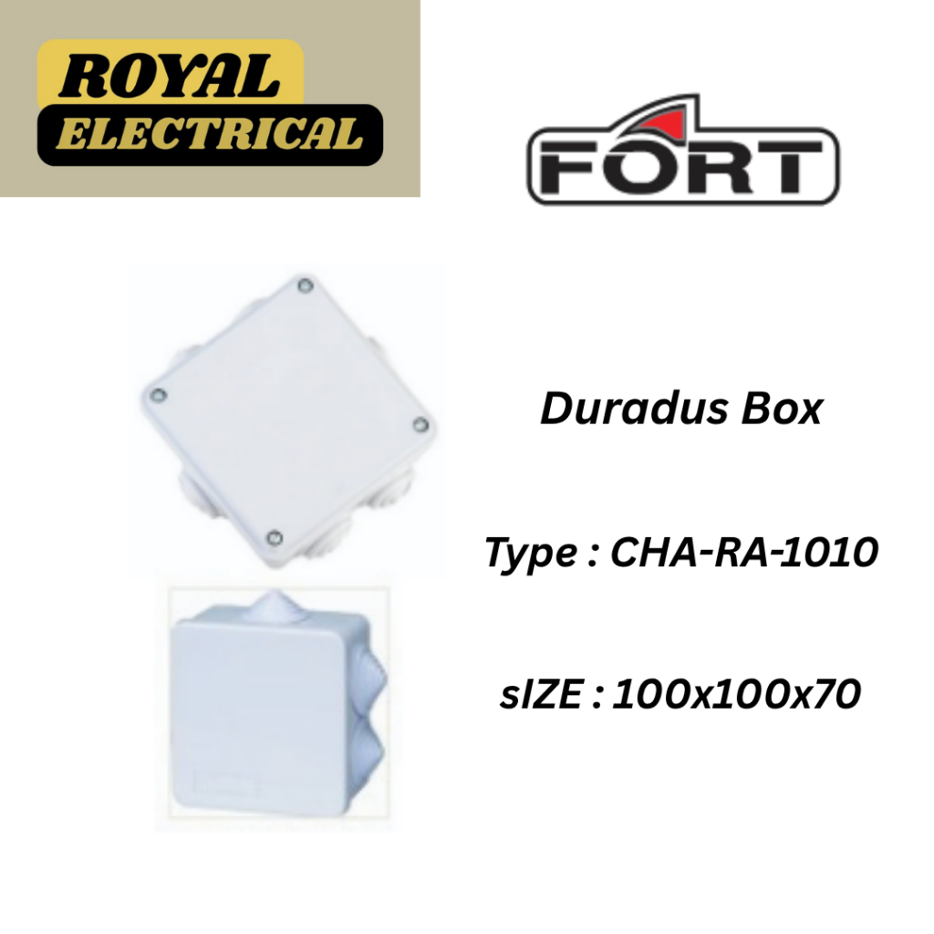 Jual FORT DURADUS BOX - TYPE CHA-RA-1010 - IP 65 | Shopee Indonesia