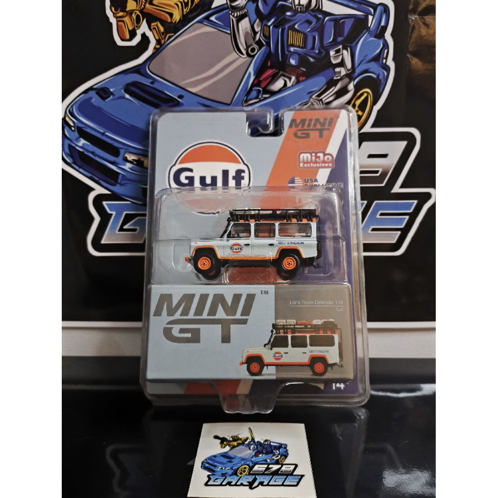 Jual Mini GT Land Rover Defender 110 Gulf Mijo Exclusive | Shopee Indonesia